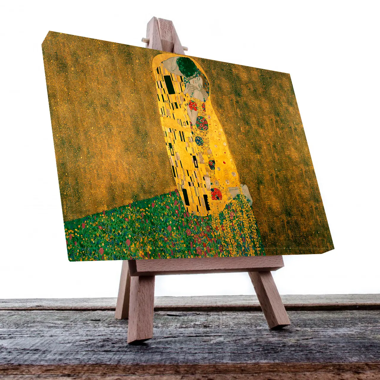 Cuadro Decorativo El Beso de Gustav Klimt 120 X 80