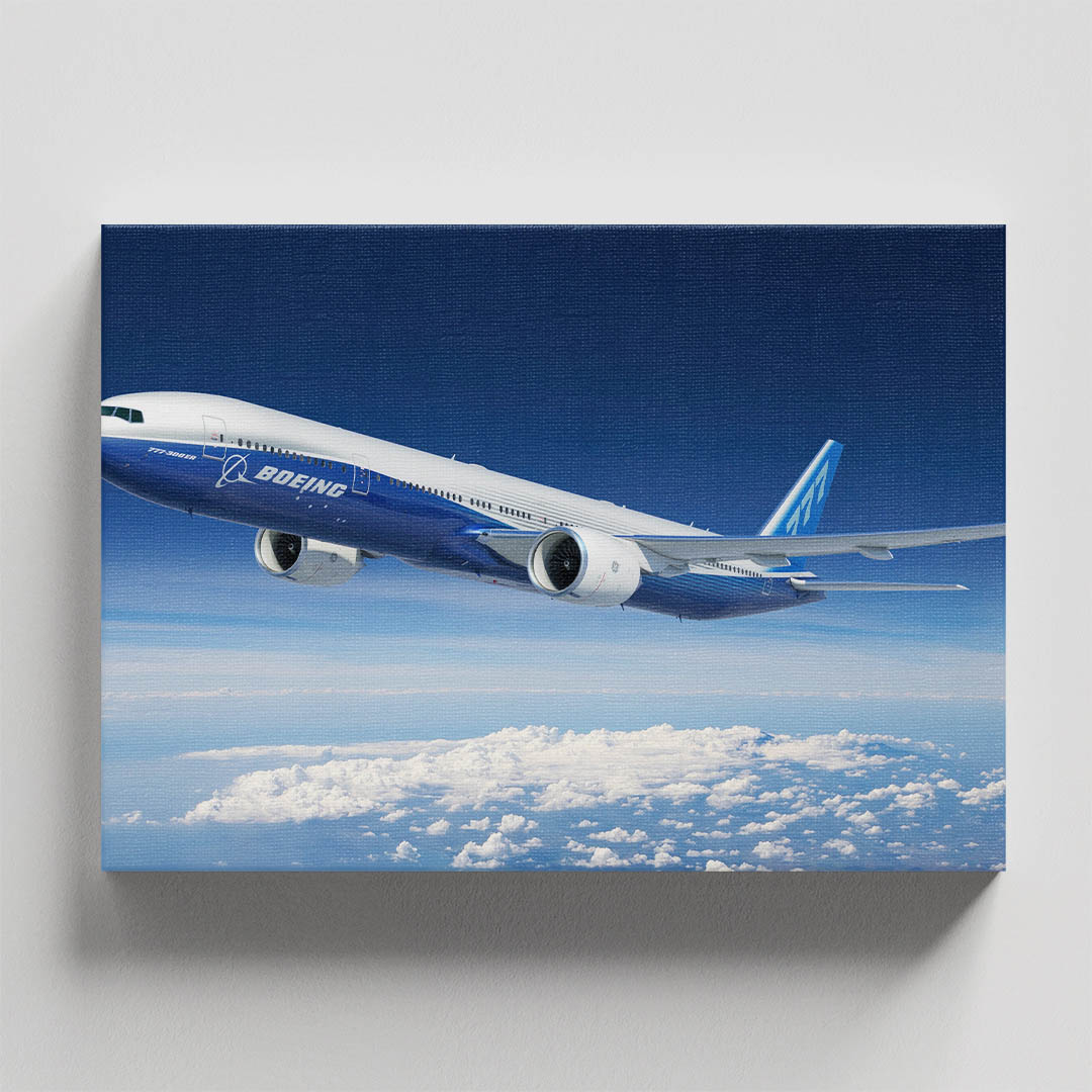 Cuadro Decorativo Avión Boeing 135 X 90