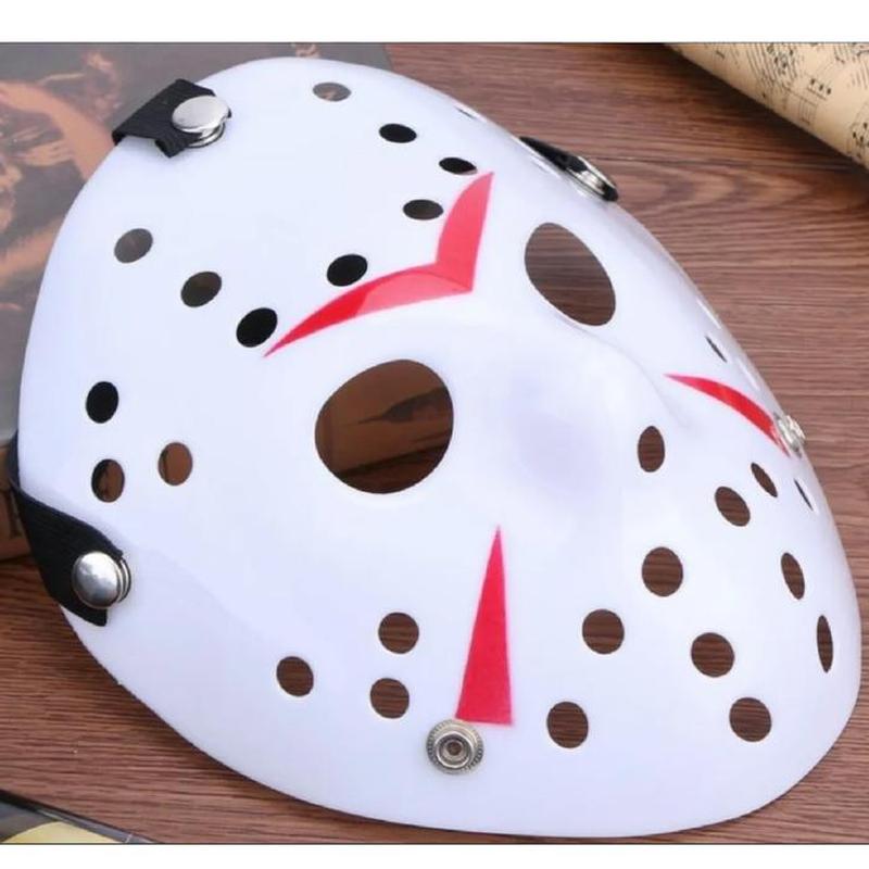Máscara Jason Voorhees MXJWS-001 1Pza 18x25x5cm Plástico PVC Blanco ...
