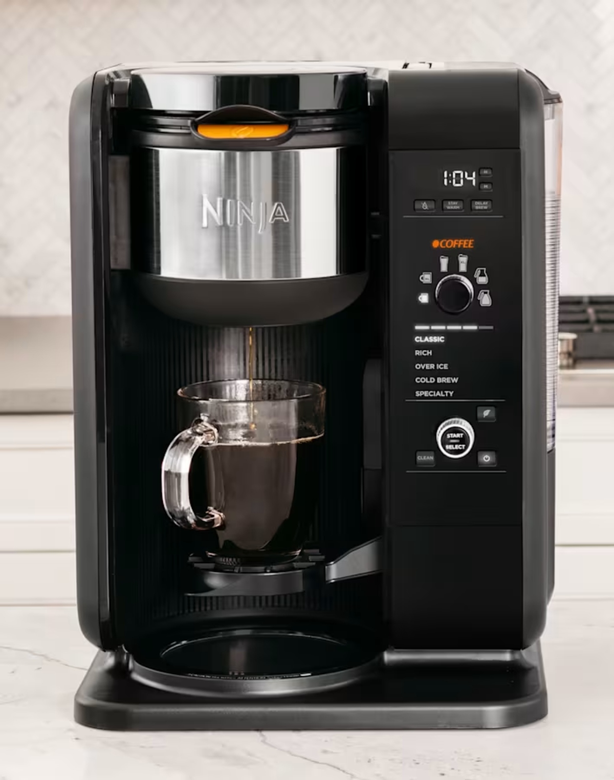 Cafetera Ninja CP307 Frio/Cal 10 Tazas, 1500W Negro/Inox SYP-Y5