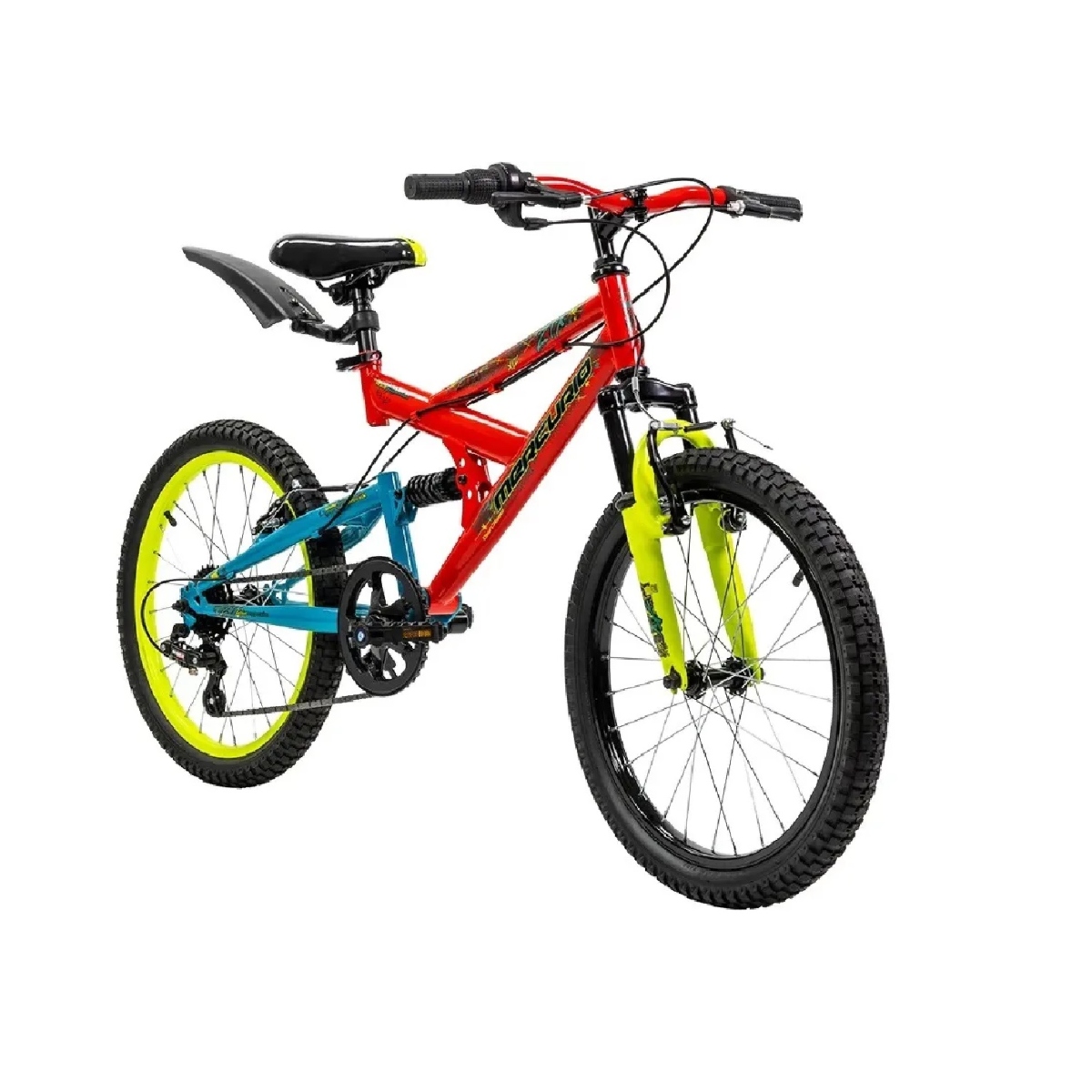 Bicicleta Mountain Bike Mercurio DS ZTX R20 Rojo ENDY