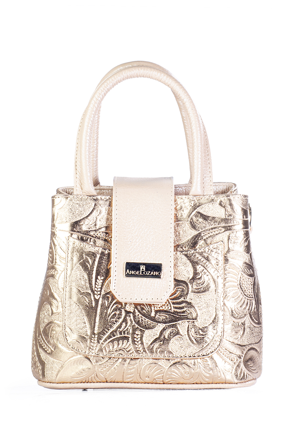 Bolso crossbody A ÁNGELOZANO de charol grabado vegano, bolso de dama ...