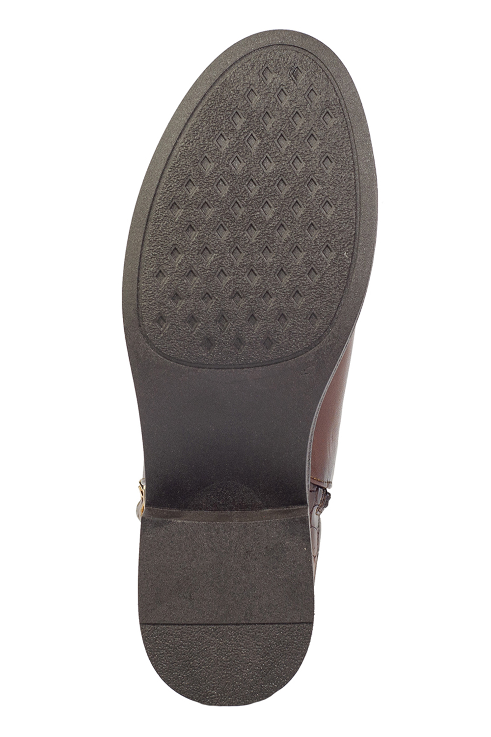 Botín de dama A ÁNGELOZANO de piel vegana con aplicación de grabado ...