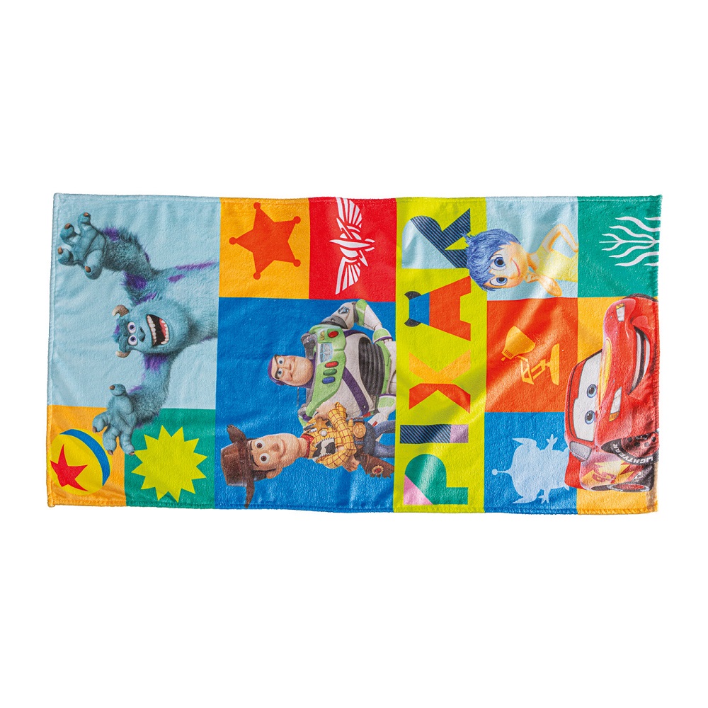 Toalla Infantil Mundo Pixar Microfibra Algodón Suave Concord