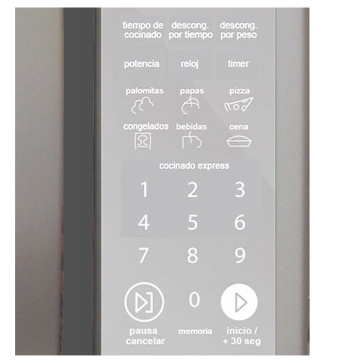 Horno Microondas 0.70 Pies³ Silver Mabe HMM70SEJ