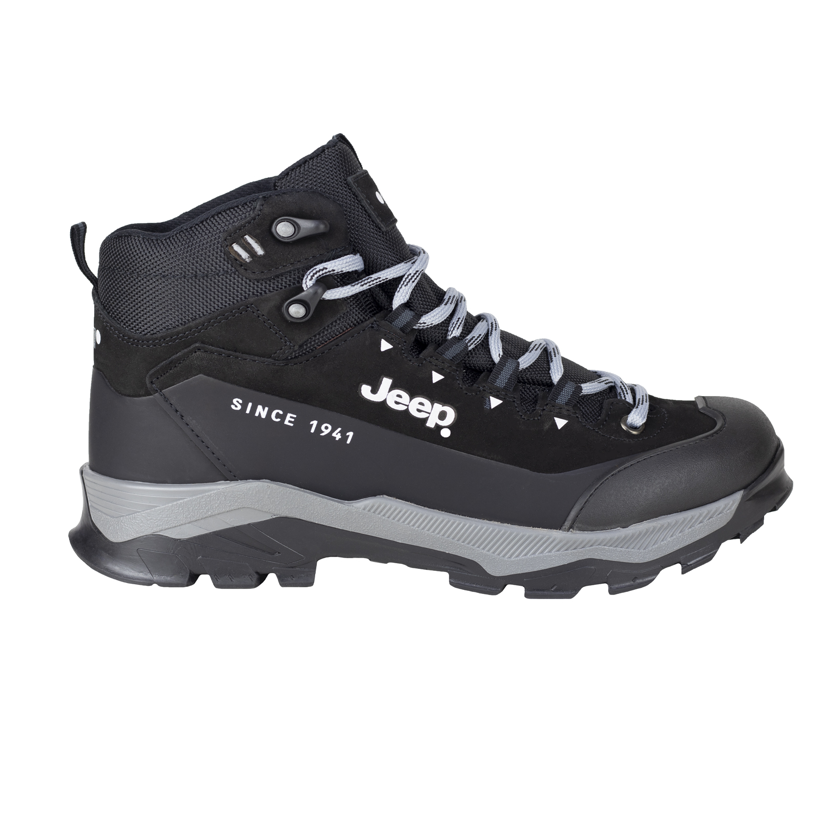 Botas De Camping Para Hombre Outdoor Jeep 2000 Gris Aventura