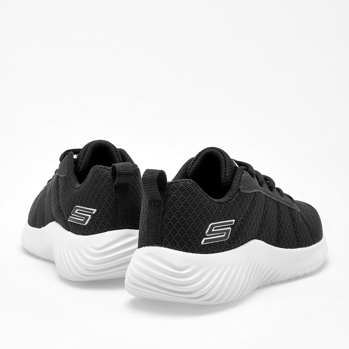 TENIS DEPORTIVO SKECHES BOUNDER 403745LBLK NEGRO PARA MUJER