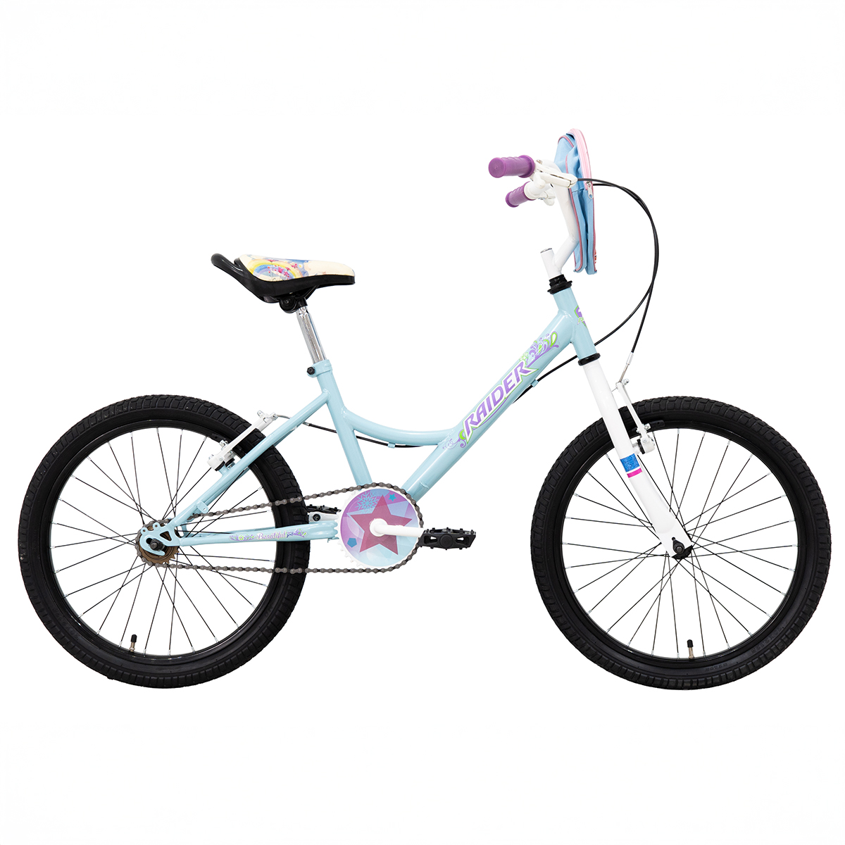 Bicicleta Raider Beautiful BMX Rodada 20 Azul