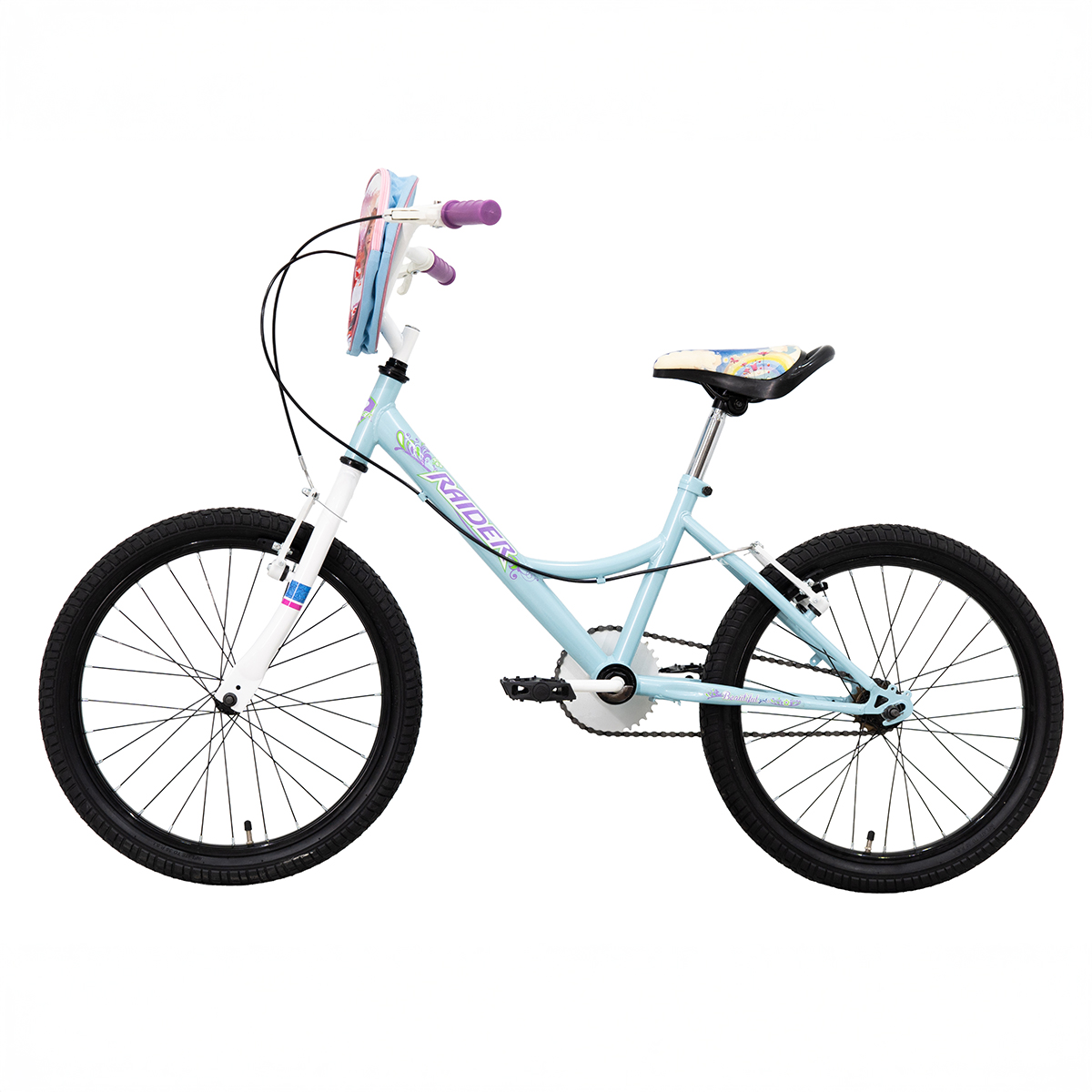 Bicicleta Raider Beautiful BMX Rodada 20 Azul