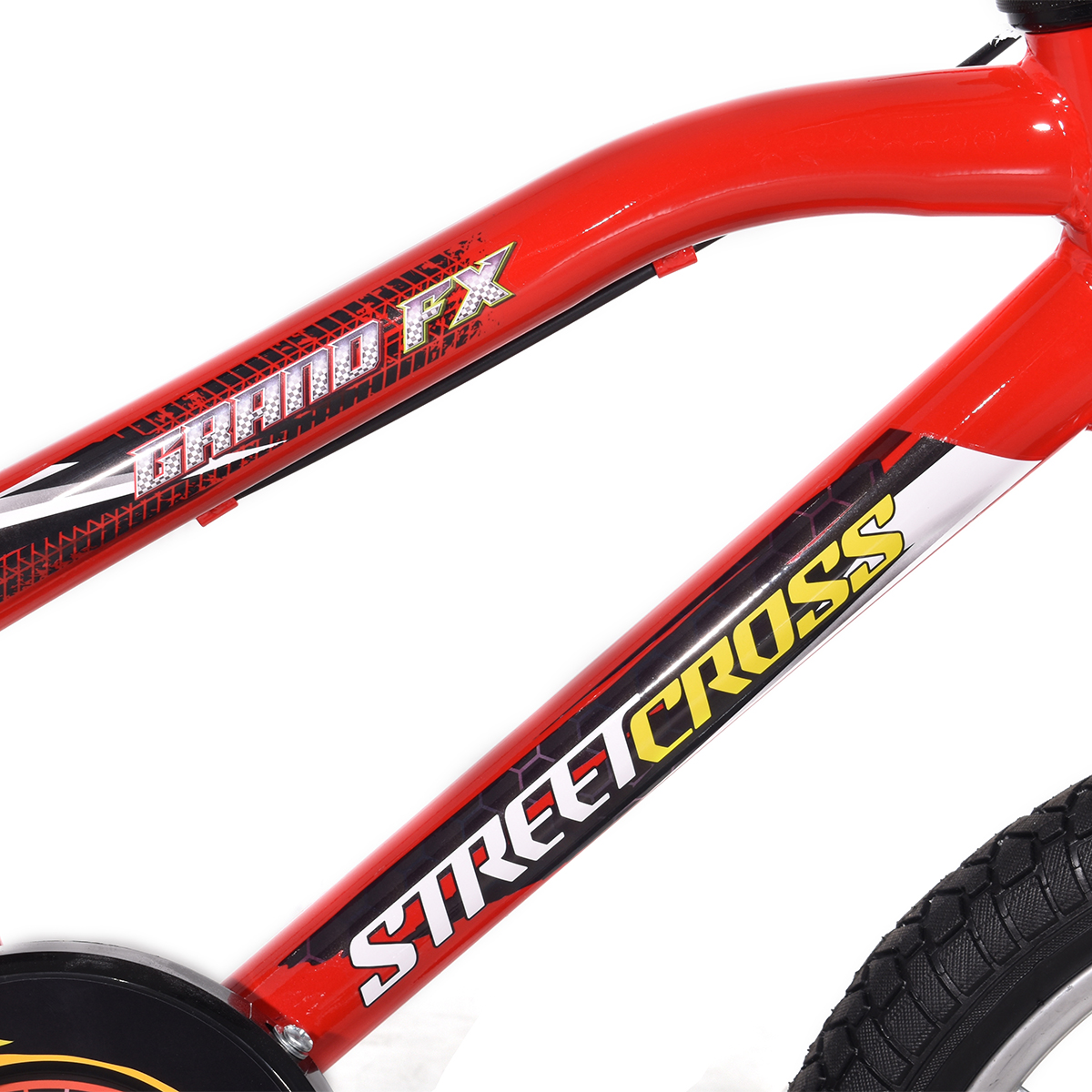 Bicicleta Veloci Street Cross Gran FX BMX Rodada 16 Rojo Infantil