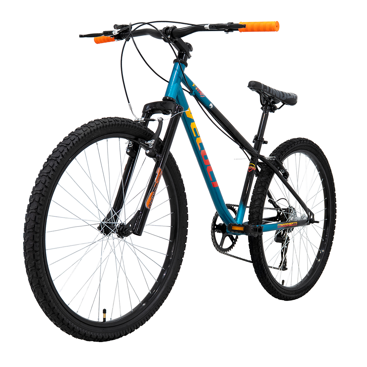 Bicicleta Veloci Trx M/Ring Rodada 24 Turqueza