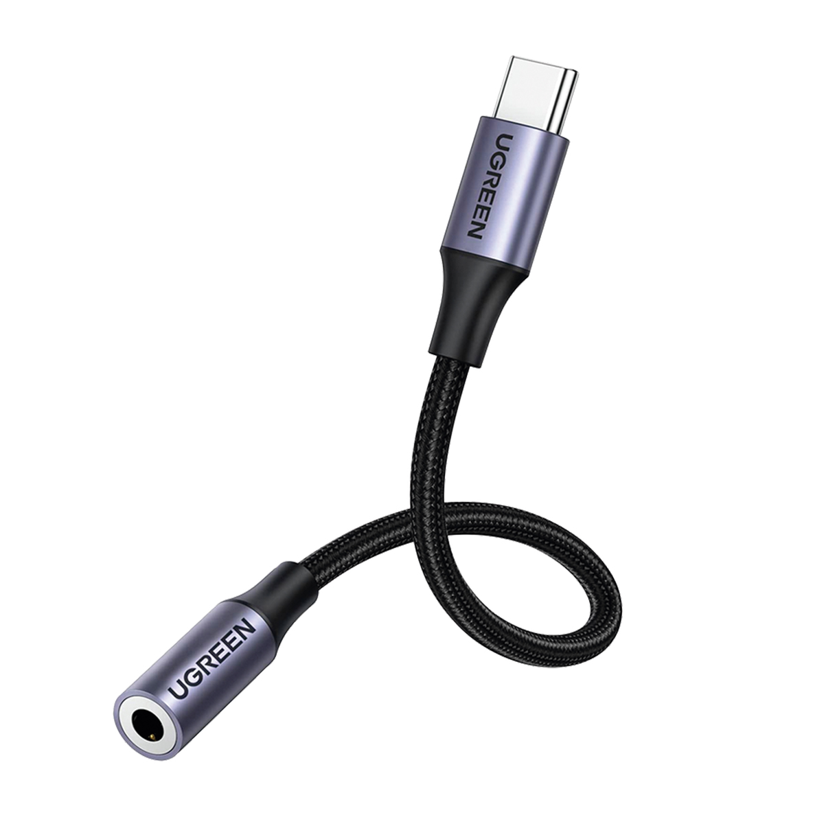 Adaptador USB Tipo C a Jack 3.5mm Cable de 10 cm - 30632 UGREEN