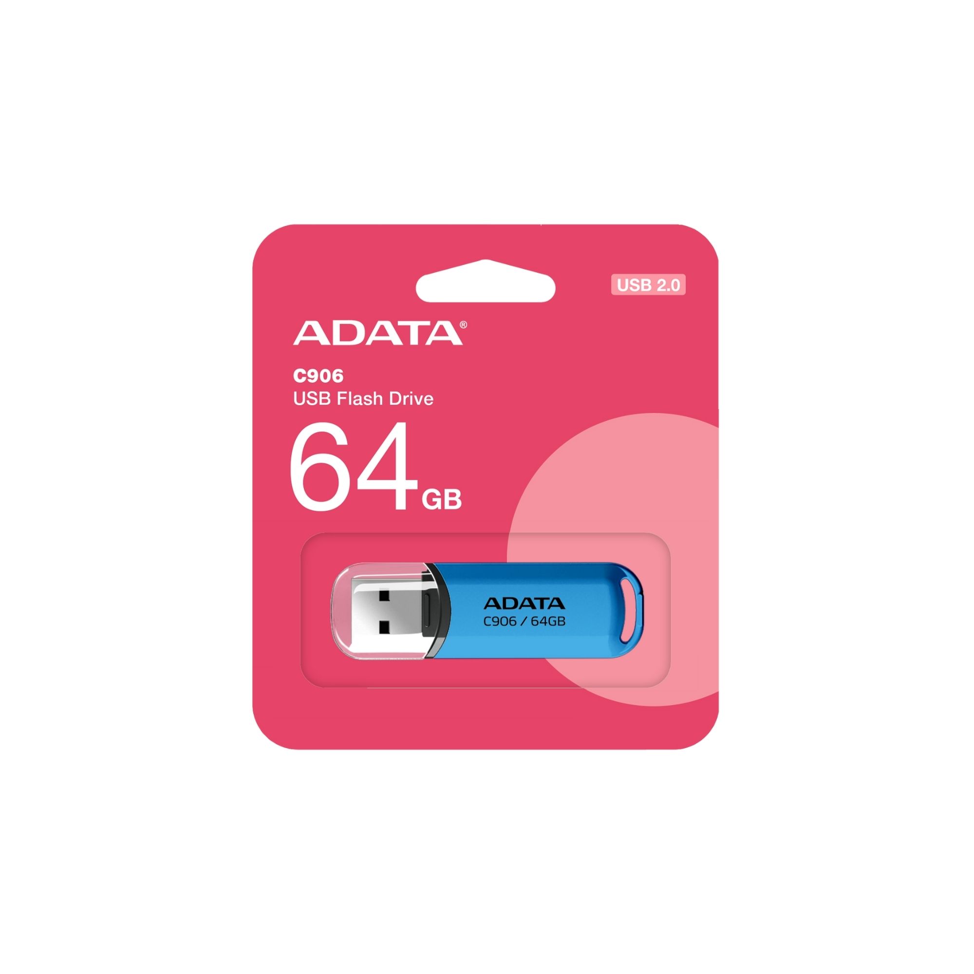100 Pack - Memoria USB Adata C906 de 64 GB, USB 2.0, Azul
