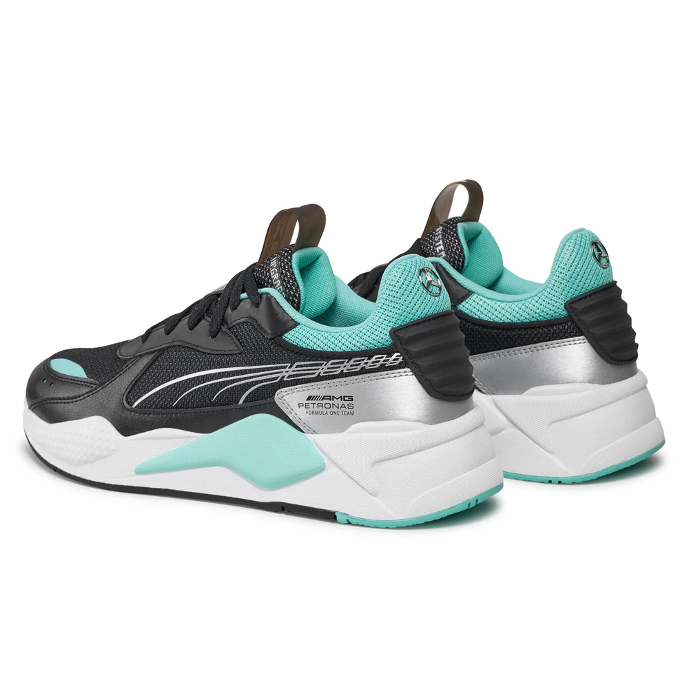 Tenis Puma Mapf1 rs-x Black Mint Hombre