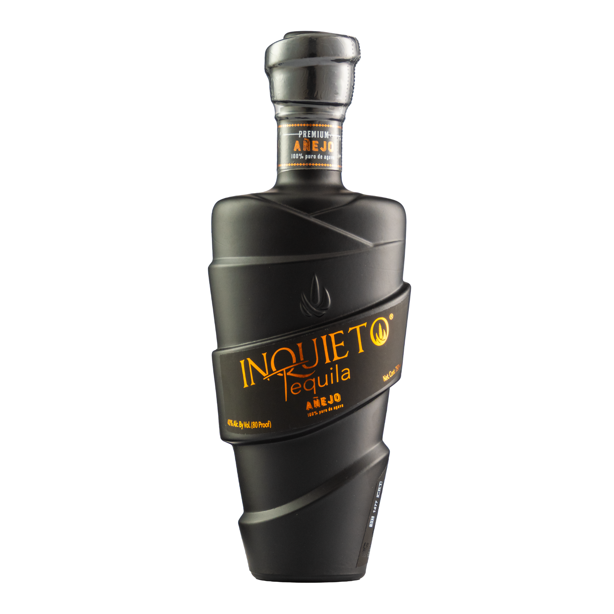 Tequila Inquieto Añejo Black 750 Ml