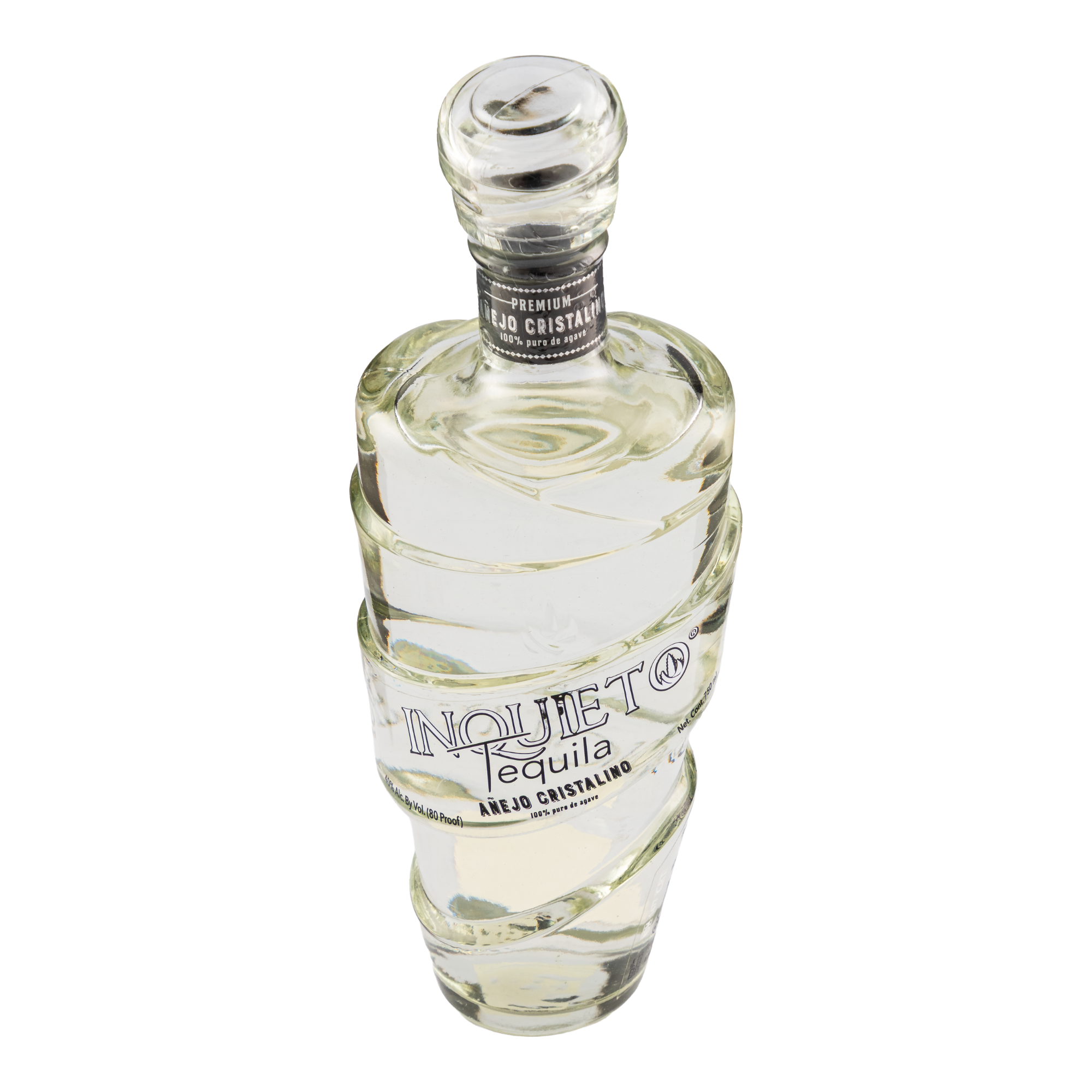 Tequila Inquieto Añejo Cristalino 750 Ml