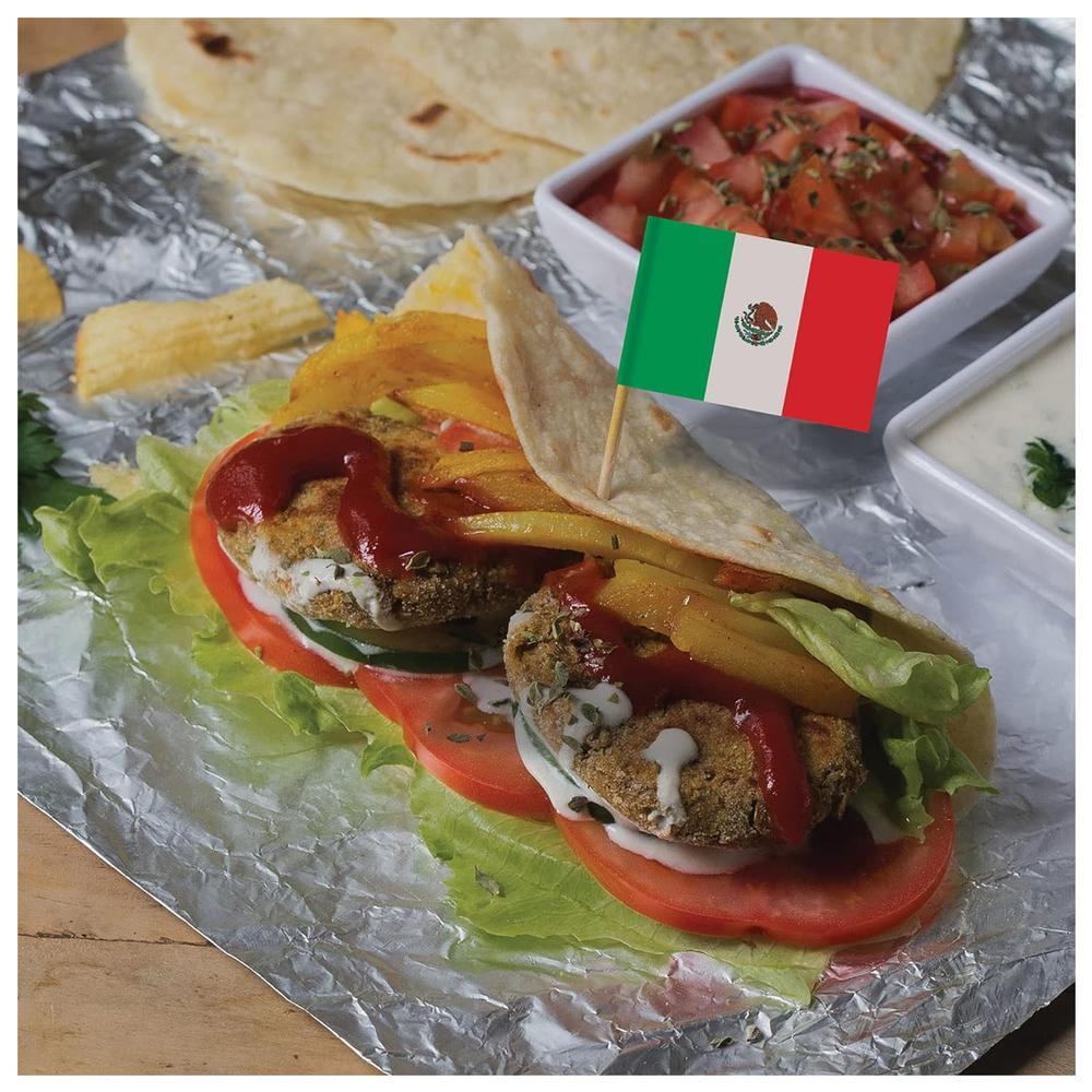 Banderitas para Adornar MXMKG-001 10Pzas México 3,5x2,5cmPapel Asta ...