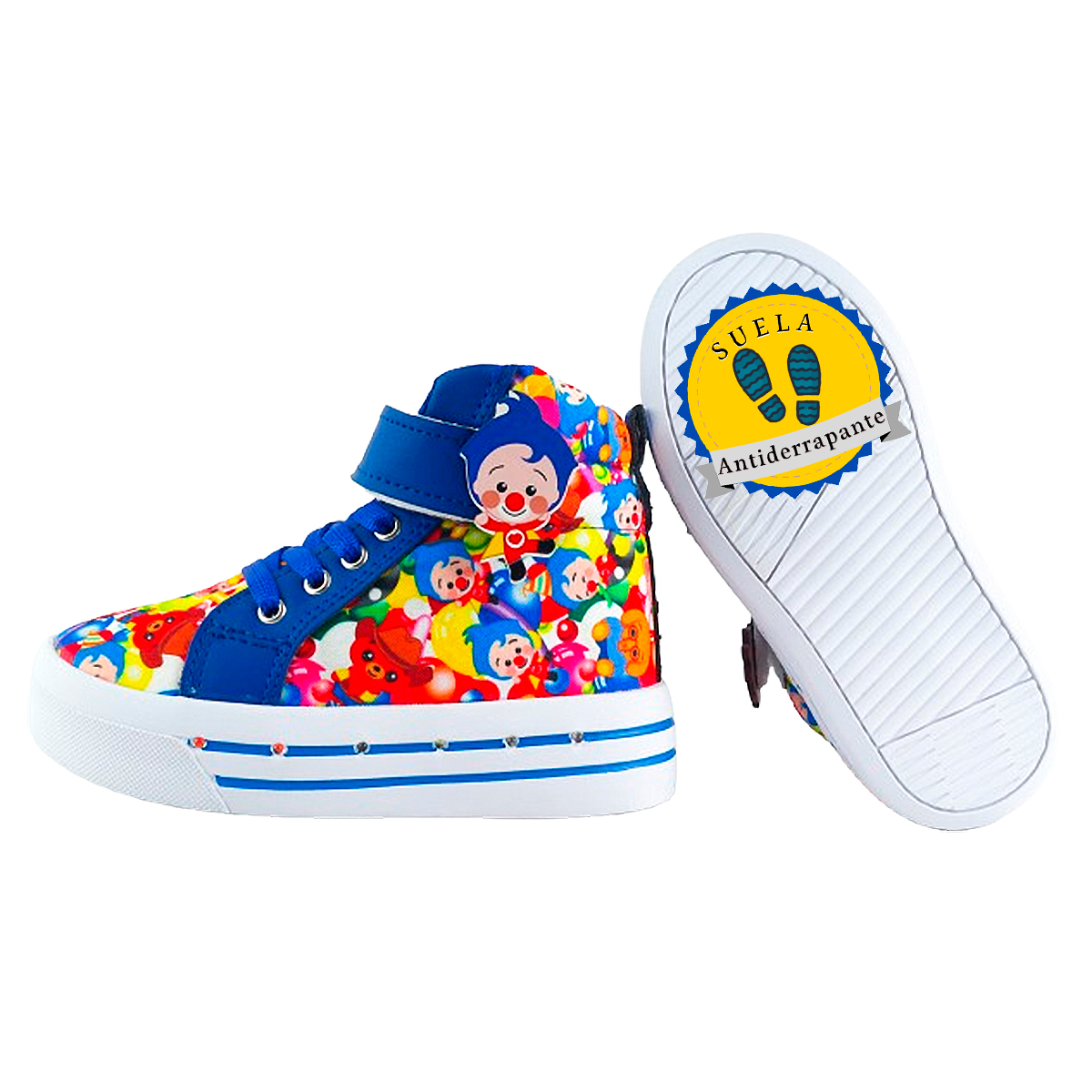 Tenis Infantiles Payasito Niños Plim Plim Luces Led 2026-A--App