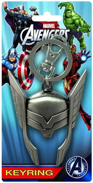 Marvel Thor Helmet Pewter Key Ring