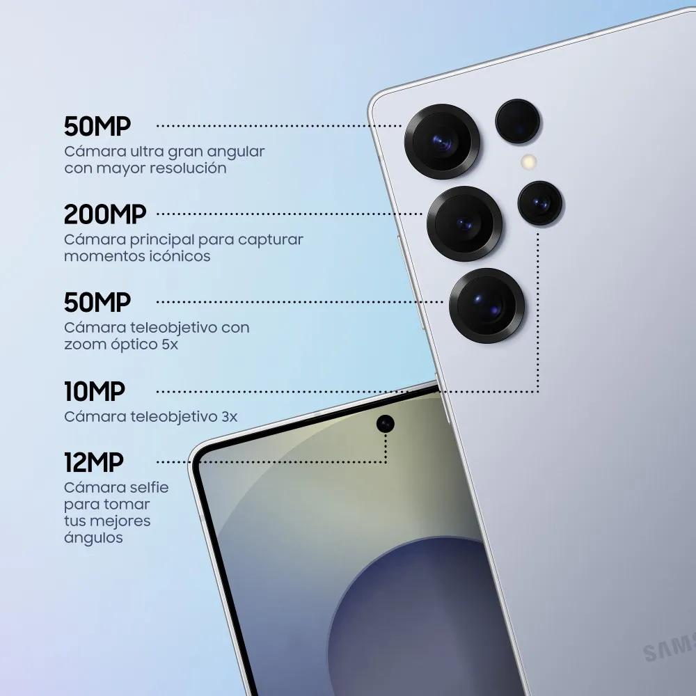 Samsung Galaxy S25 Ultra 256GB Azul titanio nuevo + Audifonos inalambricos