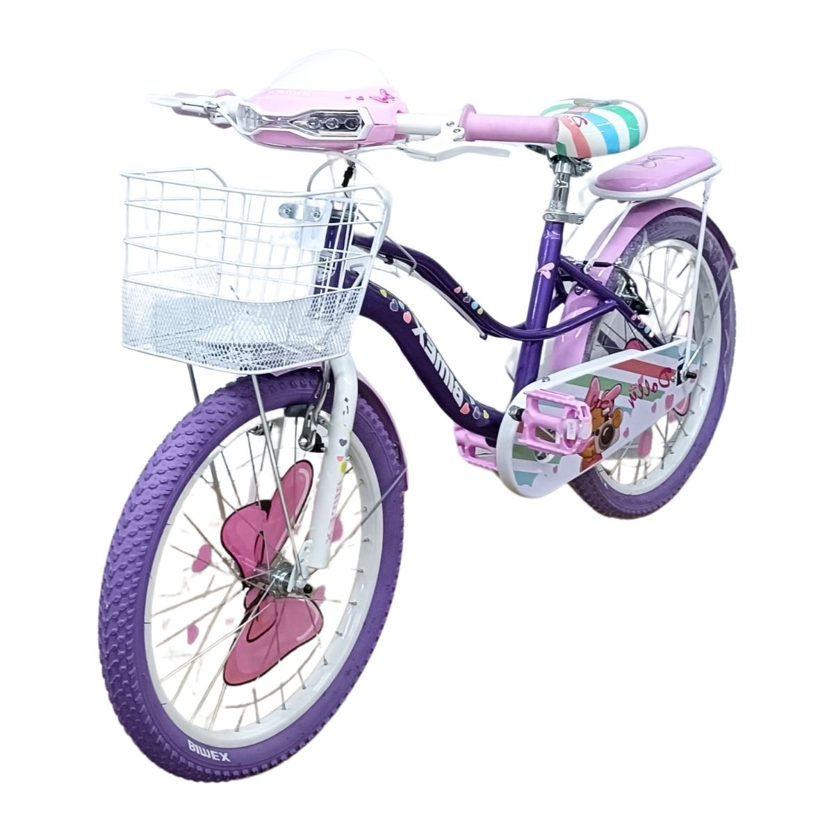 Bicicleta Para Niños R20 Bimex Dolly Pro Morado