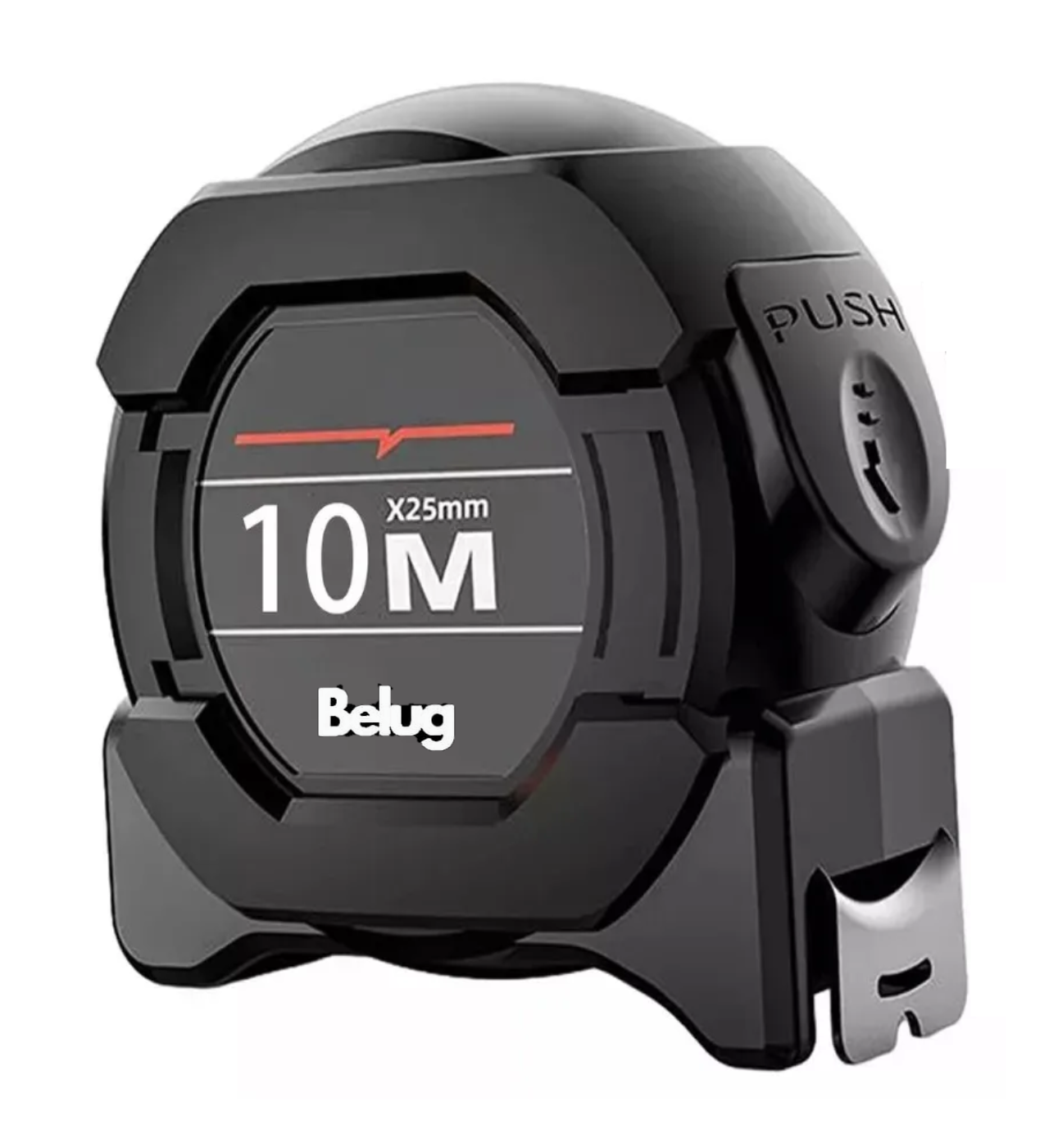 Cinta Metrica Flexometro Regla Retractil Fluorescente 10m negro