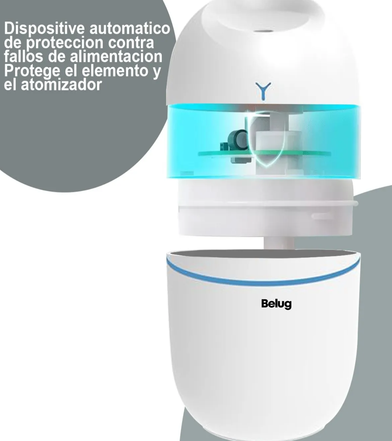 Difusor De Aromas Humidificador 2pz Blanco