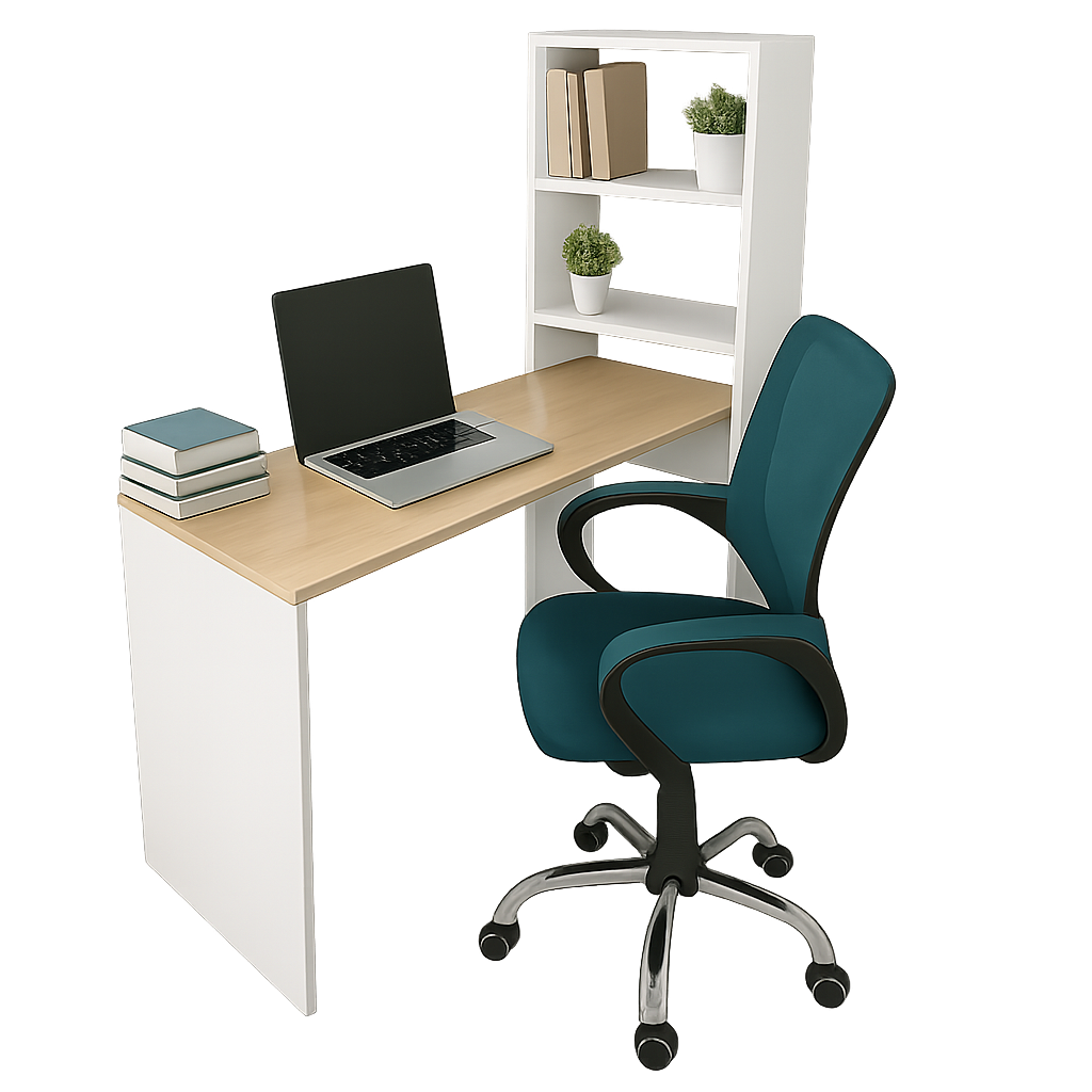 Escritorio Con Librero Alto BDM