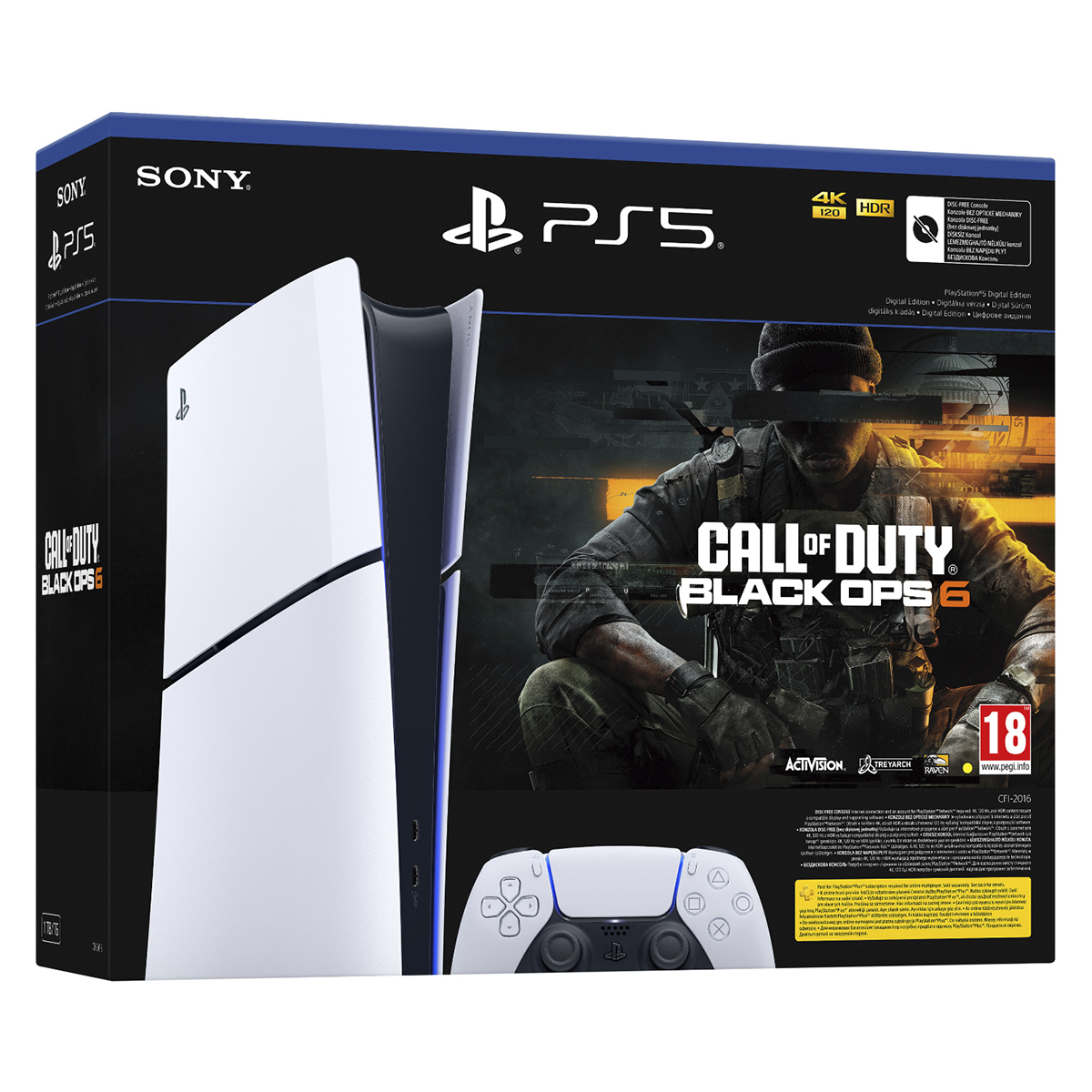 Sony Playstation 5 Slim Digital Call Of Duty BO6 1TB