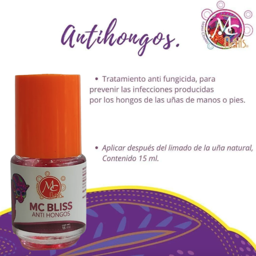 Pack 3 Anti-Hongos Bliss MC Nails 15ml