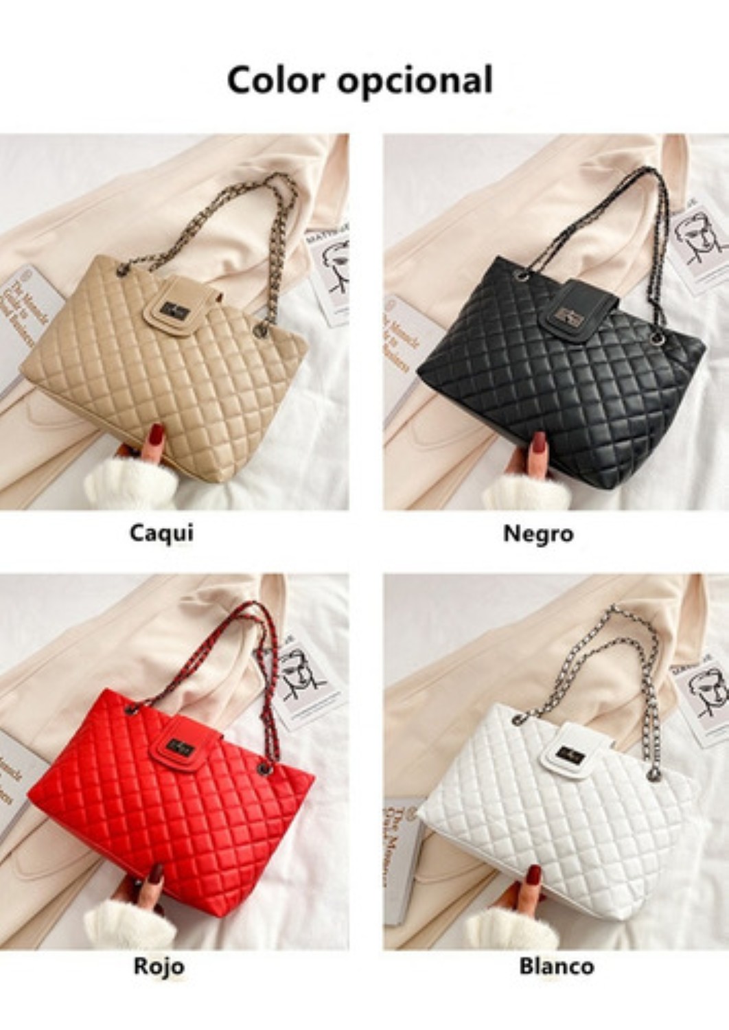 Bolso De Dama De Moda Negro