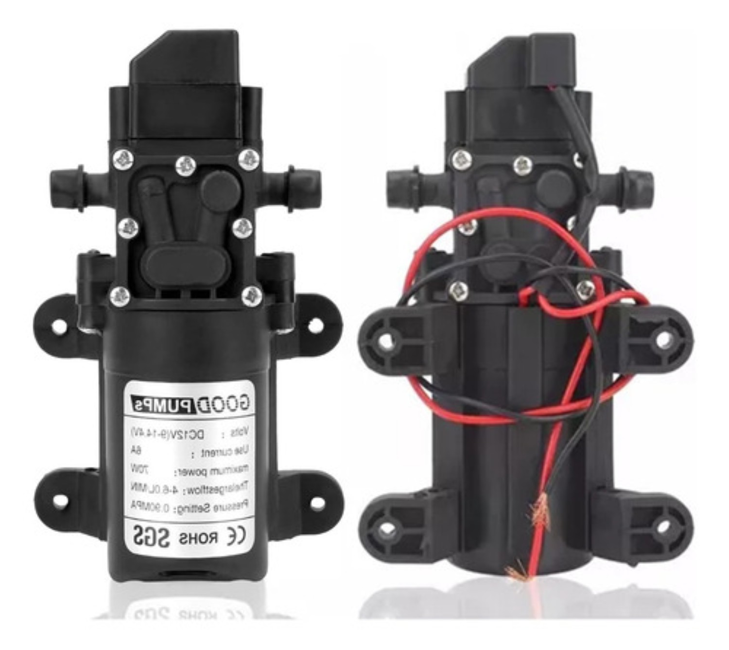 Bombas Agua Inteligente De Alta Presión Bomba Para Agua 70w NEGRO