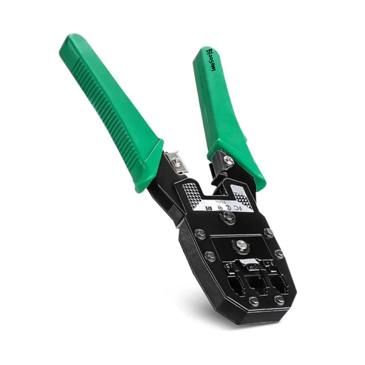 Kit Pinzas Ponchadoras Rj45 Sacabocados, Verde