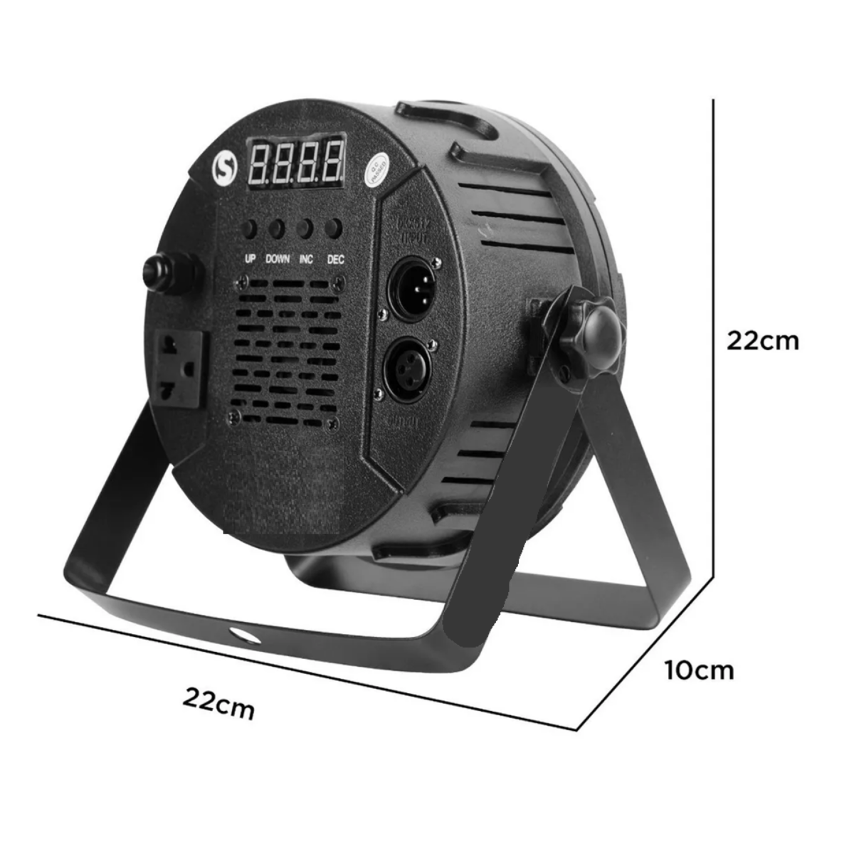 Cañon Par Led 40 X 3 Watts - Rgb 3 En 1, Negro