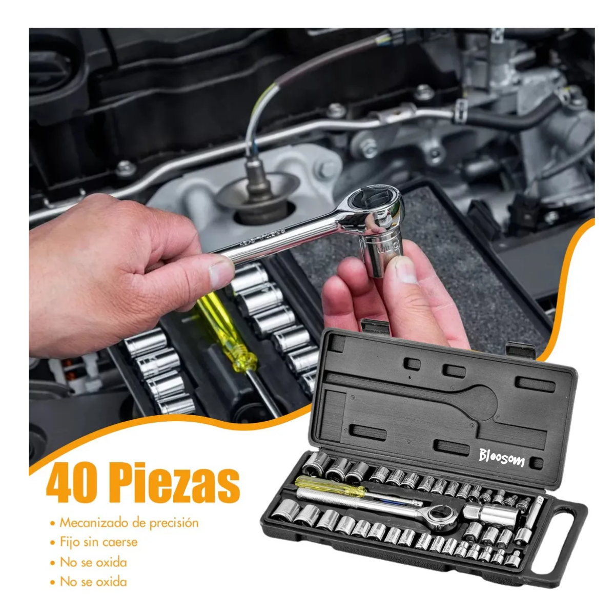 Juego De Dados Con Matraca 40 Piezas, Estuche negro
