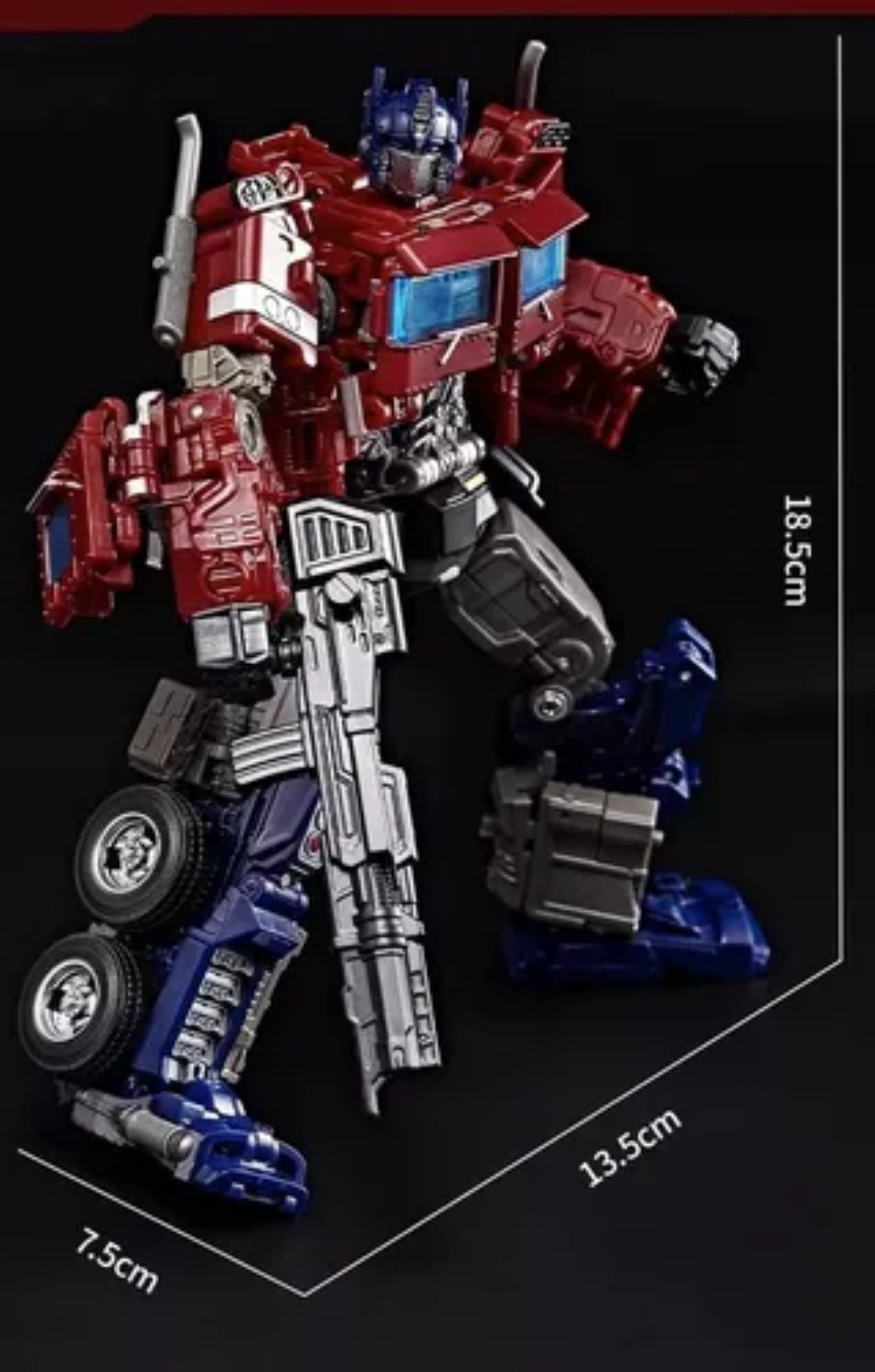 Figura De Acción Carros Azul Rojo Optimus Prime