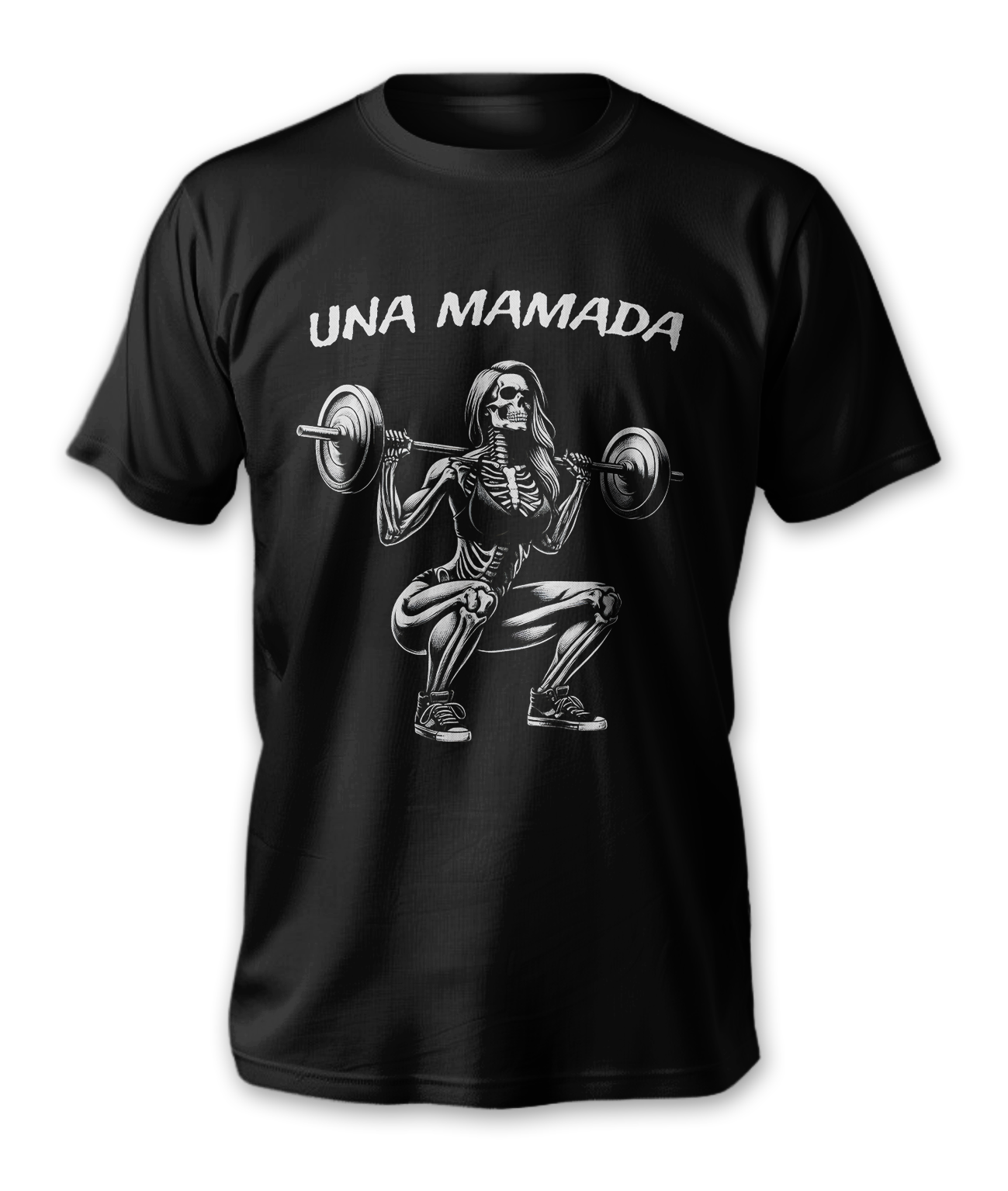 Playera Negra Calacas Chidas GYM
