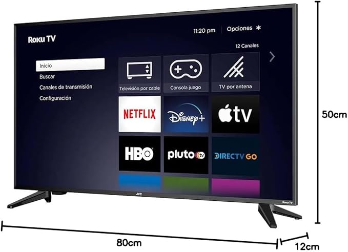 PANTALLA SMART JVC SI32RF 32 PULGADAS TIPO LED, HD