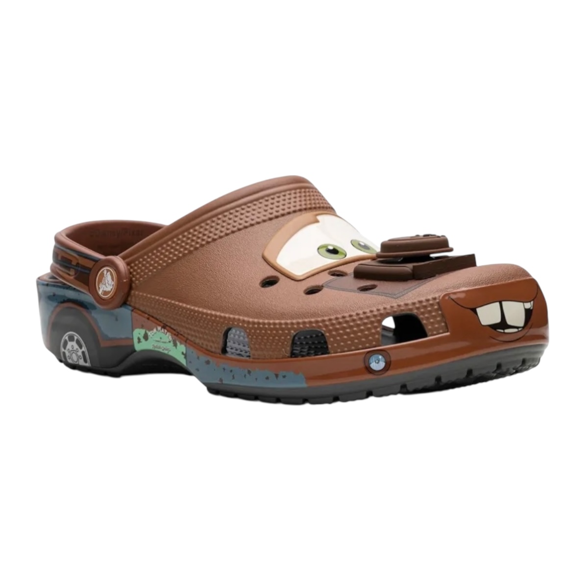 Crocs Mate color café, sandalias comodas para niño Cars