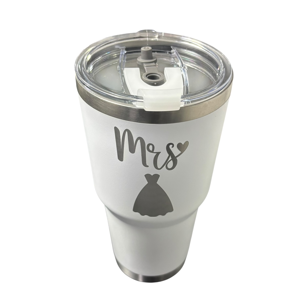 Set de 2 termos de acero inoxidable, Mr y Mrs