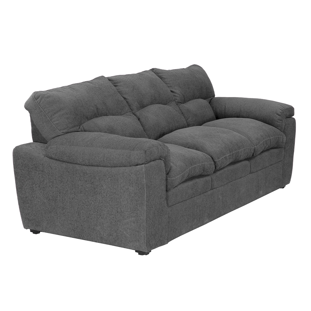 Sofá 3 Plazas Trinity Cosmo Gris Cárbon ENTREGA SOLO EN CDMX Y AREA METROPOLITANA