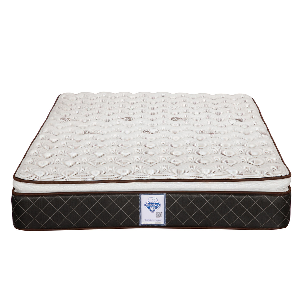 Colchón Queen Size Spring Air Minesota Café + Protector Ultra + Sábanas ...