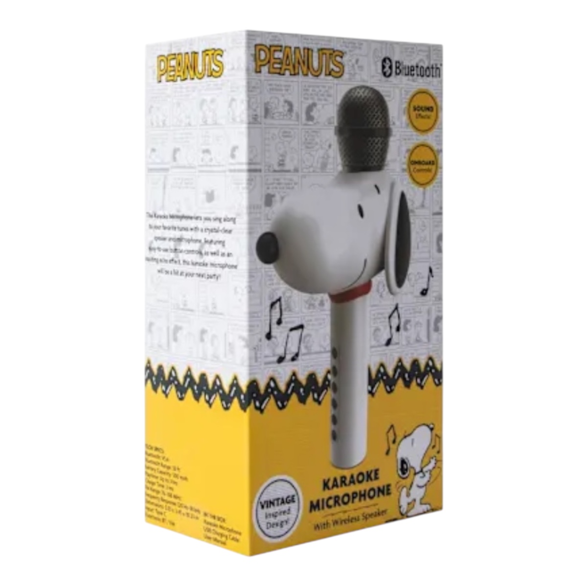 Microfono Inalambrico Karaoke Peanuts Snoopy
