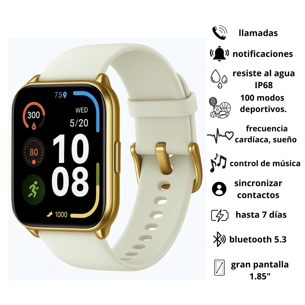 Filwans Gts Mini Smartwatch + Power Bank G-tide 10000 Mah