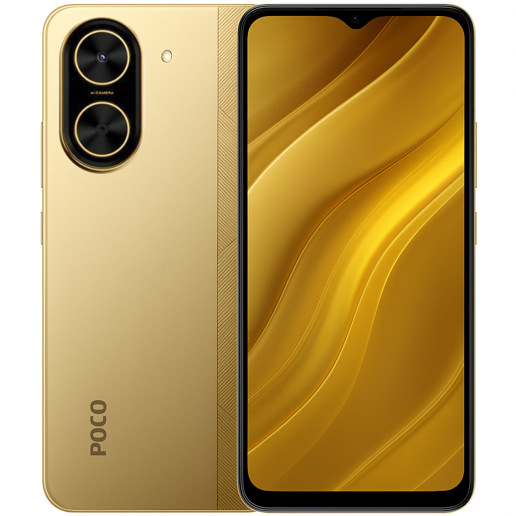 Xiaomi Poco C71 128GB/4GB (dorado) + Smartwatch Y13 + Audífonos G-tide AC01