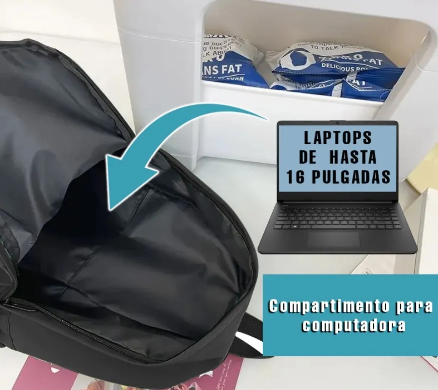 Mochila Escolar Viaje Casual Bolsa Para Laptop Mb004 Str