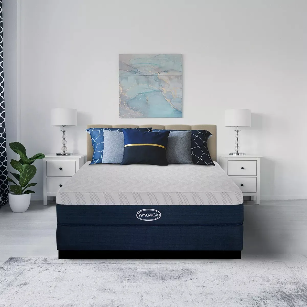 Colchones America Colchon King Size Memory ICE Memory Foam Colchón en caja