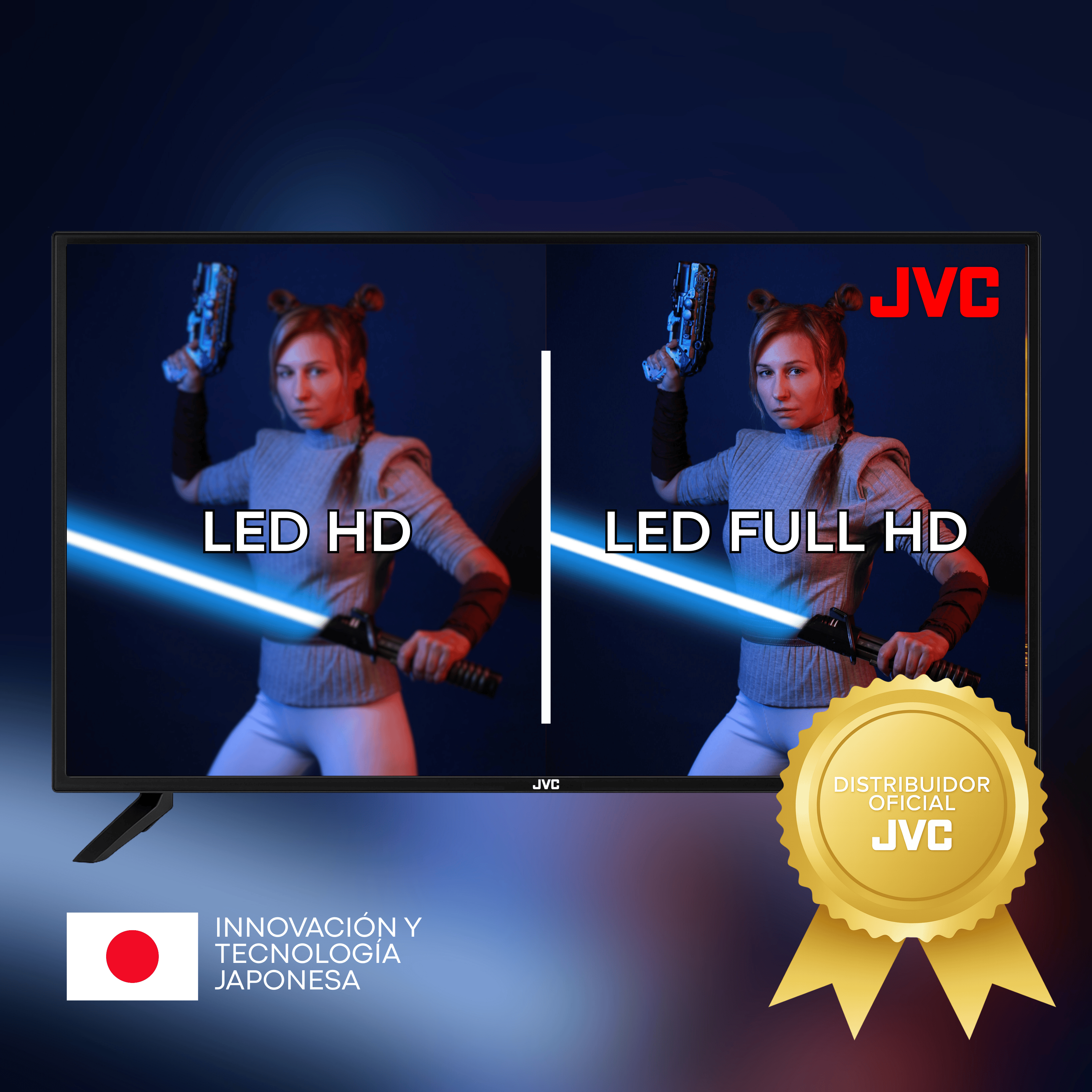 Monitor JVC Curvo Gaming LED FHD 32 Pulgadas