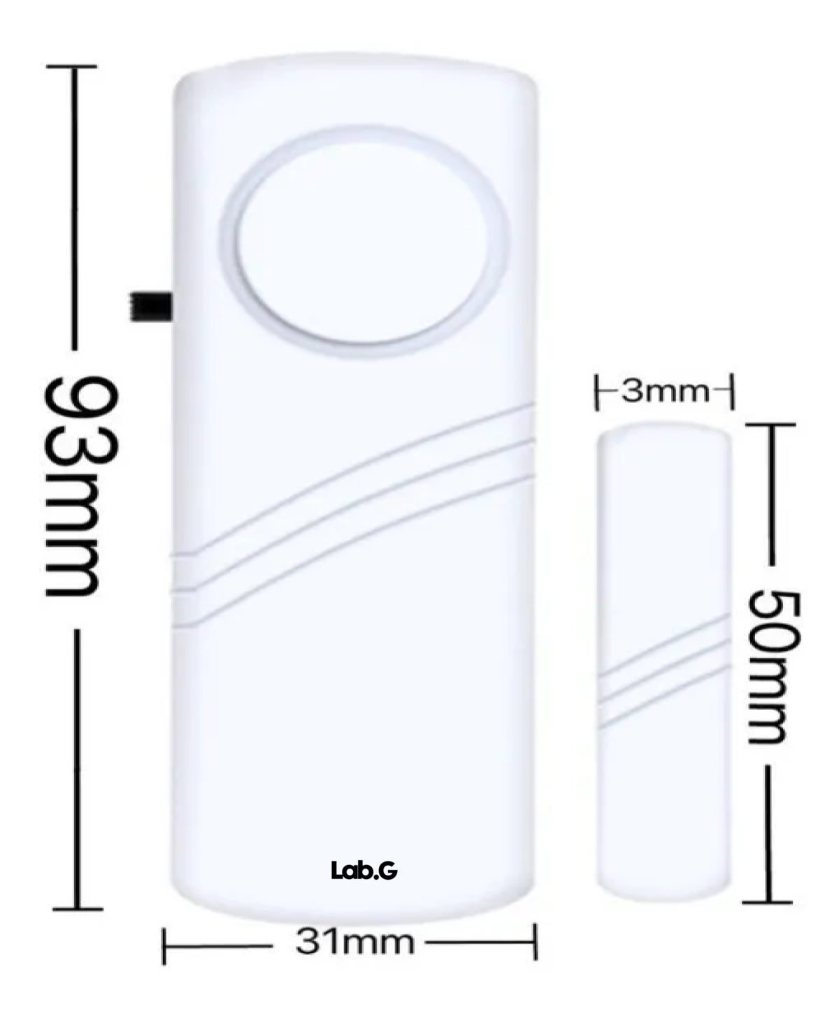 Sensor Magnetico Puerta-ventana Inalambrico blanco