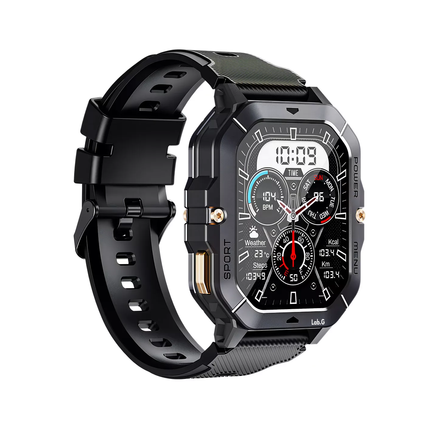Reloj Inteligente Cubot Smartwatch C28 Resistente Al Agua negro